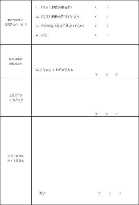 【医疗机构校验申请书20xx版 8600字】范文118