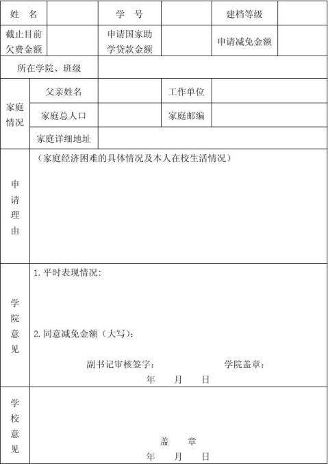 20xx-20xx学费减免通知 - 范文118