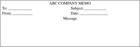 Memo-Format格式模板 - 范文118